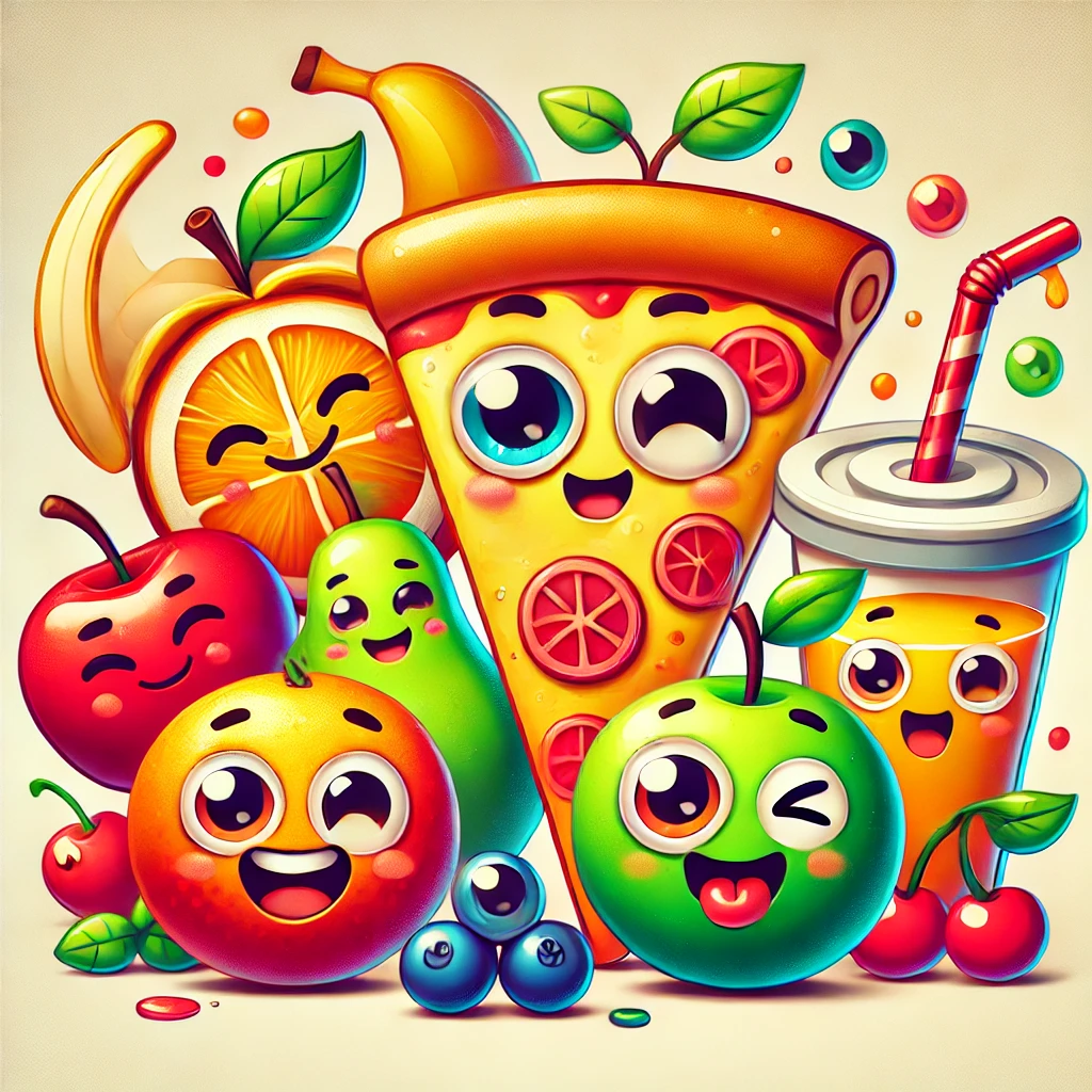 Food & Drink Coloring Book - Neos Publishing